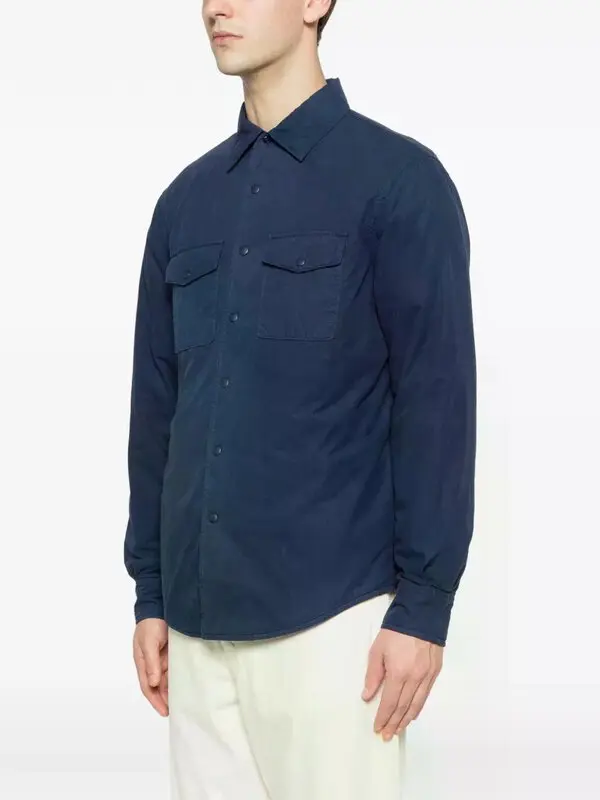 Aspesi Mod. 13 Buttoned Chest-pocket Cotton Overshirt