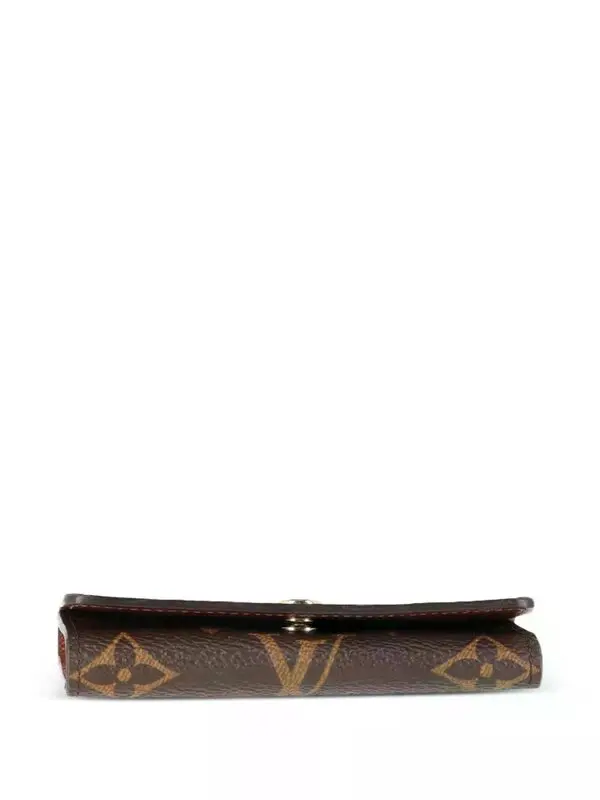 LOUIS VUITTON 4 Key Flap-closure Monogram Canvas Key Holder