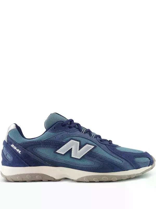 NEW BALANCE 204l Suede Appliqué Sneakers - Blue