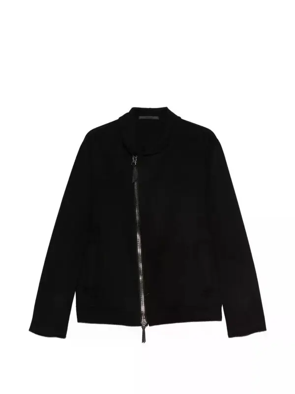 Giorgio Armani Asymmetrical Zip-front Jacket