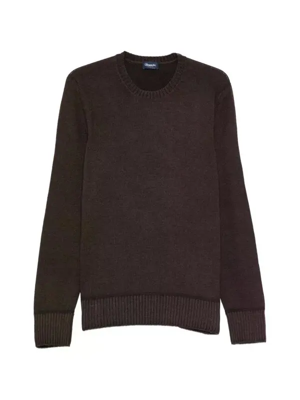 DRUMOHR Crew-neck Sweater - Brown