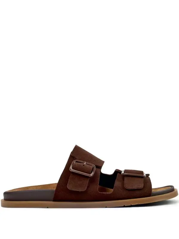 Camper Buckle-strap Sandals - Brown