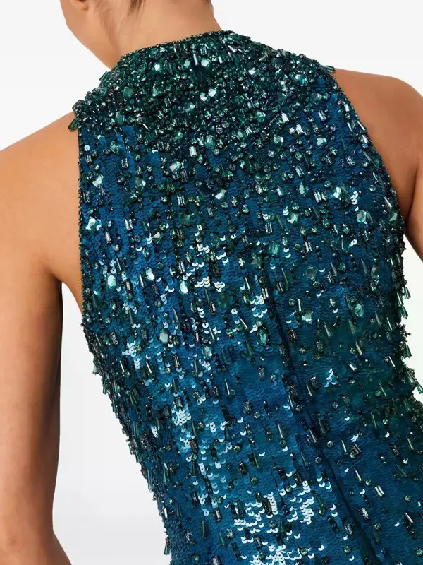 Jenny Packham Sequin-embellished Maxi Dress