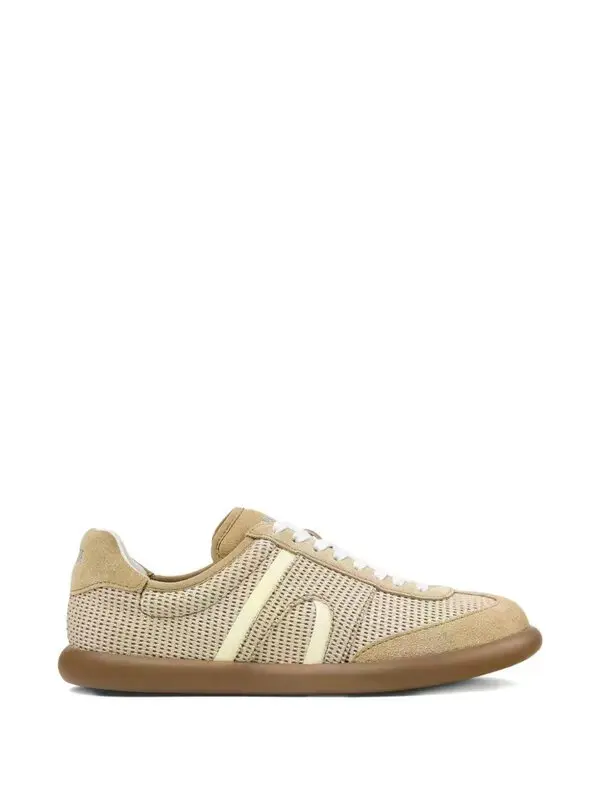 Camper Pelotas Soller Perforated Striped Sneakers - Neutrals