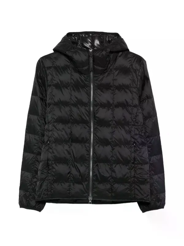 Taion Hooded Quilted Jacket - Black