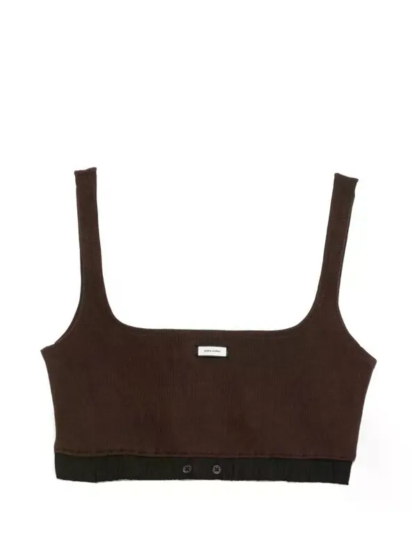 ENTIRE STUDIOS Lounge Top - Brown