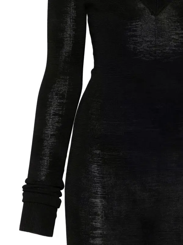ENTIRE STUDIOS Long-sleeve V-neck Dress
