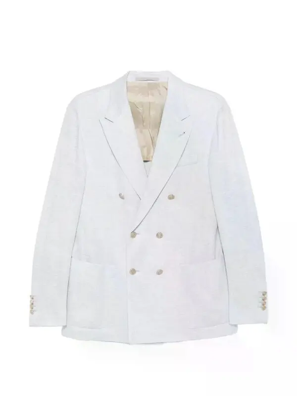 Eleventy Double-breasted Buttoned Blazer