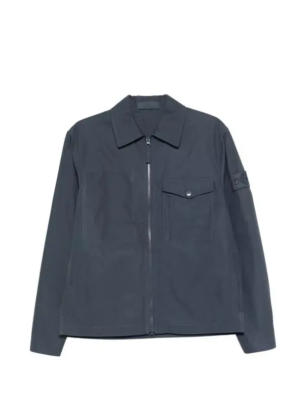 Stone Island Zip Chest-pocket Jacket - Blue