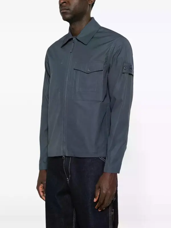 Stone Island Zip Chest-pocket Jacket
