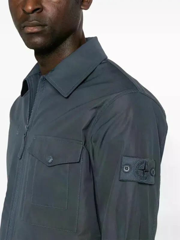 Stone Island Zip Chest-pocket Jacket