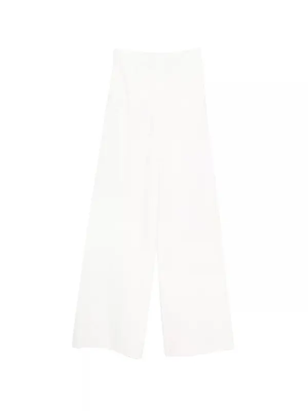 Max Mara Wide-leg Palazzo Pant - White