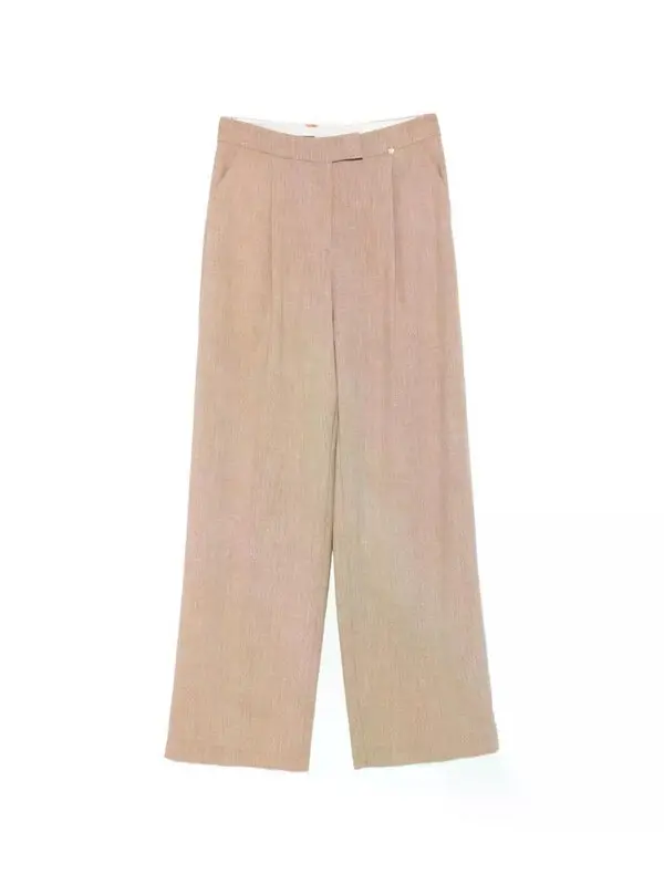 Liu Jo Pleated-front Trousers - Neutrals