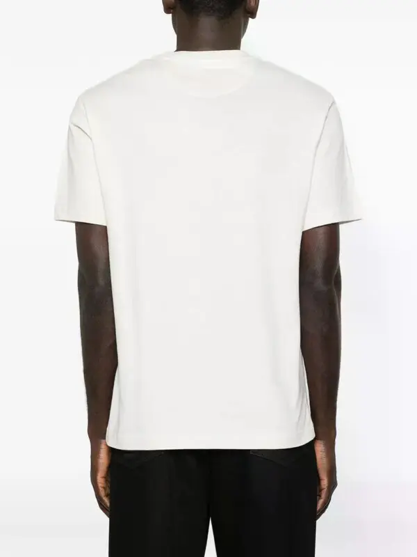 Kenzo Flower-appliqué T-shirt - Neutrals