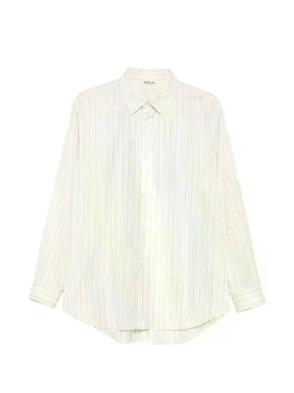 Auralee Striped Shirt - Neutrals