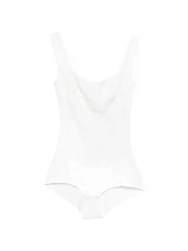 ATU BODY COUTURE Sequin Bodysuit - White