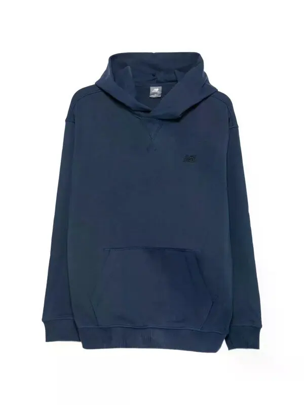 NEW BALANCE Hooded Pullover With Pocket - Blue