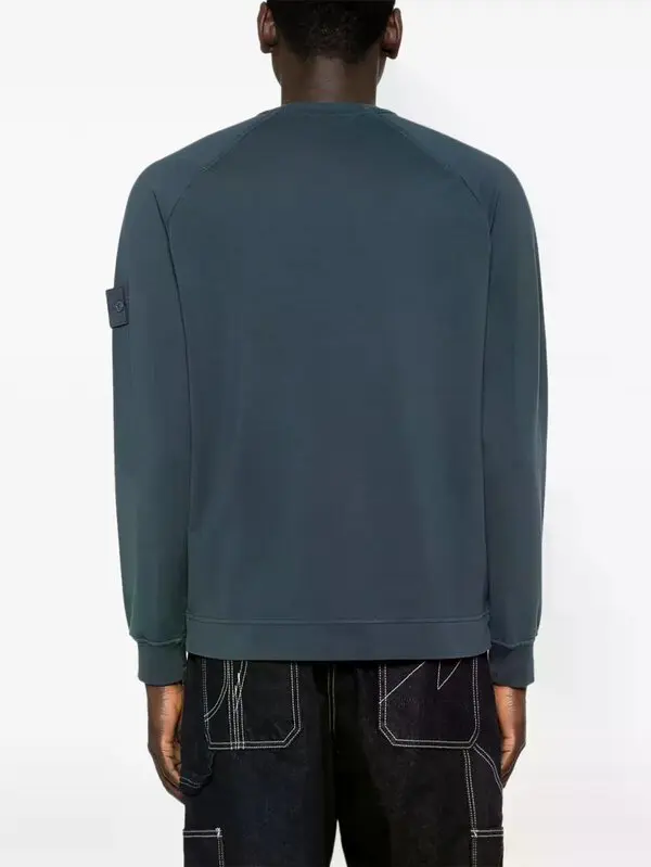 Stone Island Patch Crew-neck Sweatshirt