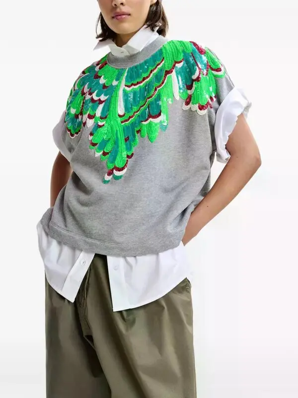 Essentiel Antwerp Sequin-embellished T-shirt