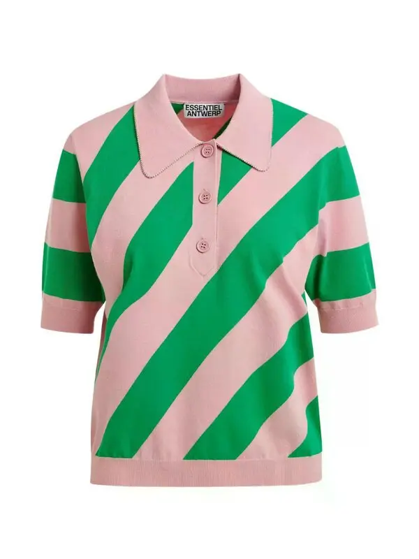 Essentiel Antwerp Striped Polo Top