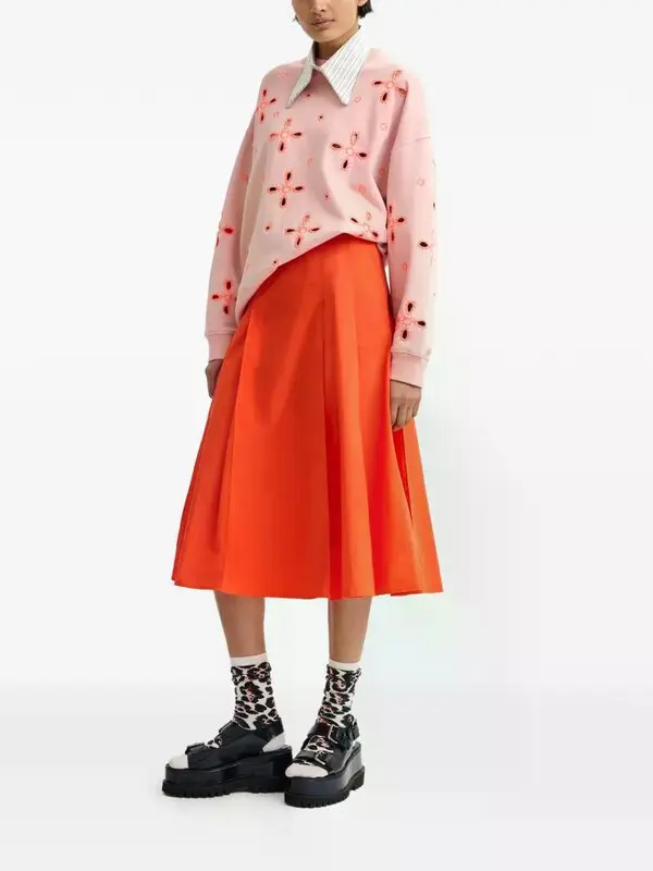 Essentiel Antwerp Floral Embroidered Sweatshirt