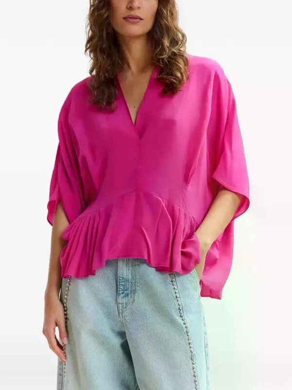 Essentiel Antwerp Ruffled Hem Blouse