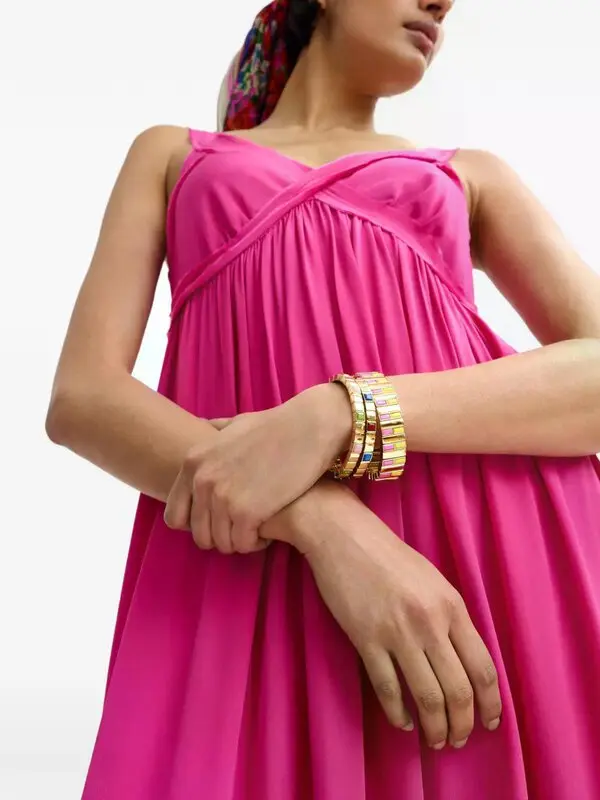 Essentiel Antwerp V-neck Maxi Dress - Pink
