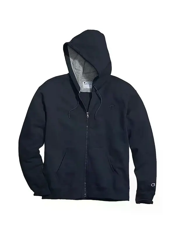 Champion Zipped Hoodie - Blue