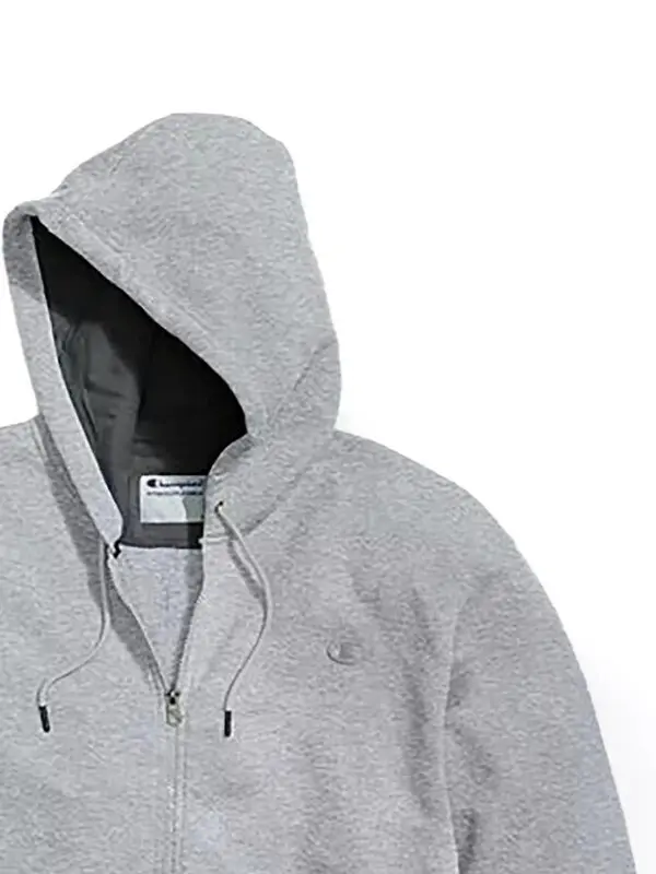 Champion Zip-up Hoodie - Grey
