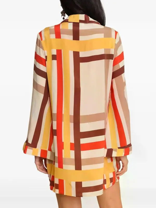 AMIR SLAMA Striped Tie-waist Dress