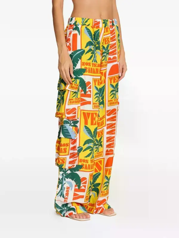 AMIR SLAMA Print Pocket Trousers