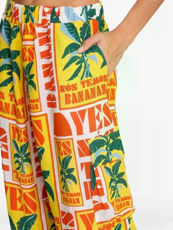 AMIR SLAMA Print Pocket Trousers