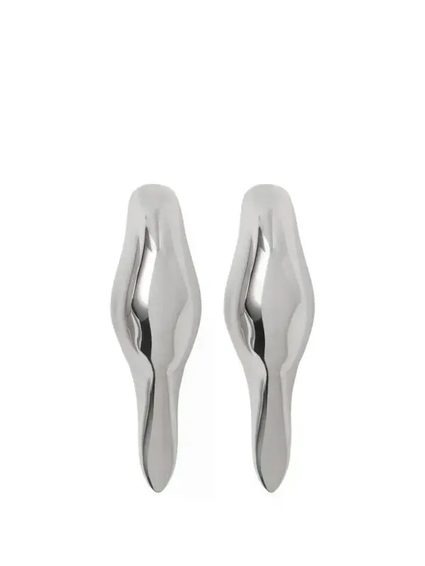 Burberry Duck Stud Earrings - Silver