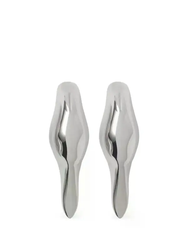 Burberry Duck Stud Earrings - Silver