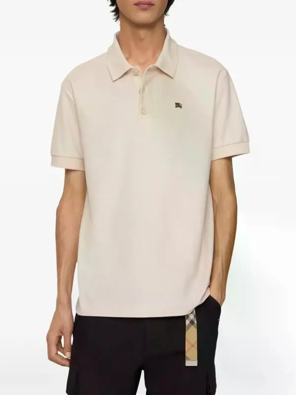 Burberry Metal Ekd Cotton Polo Shirt
