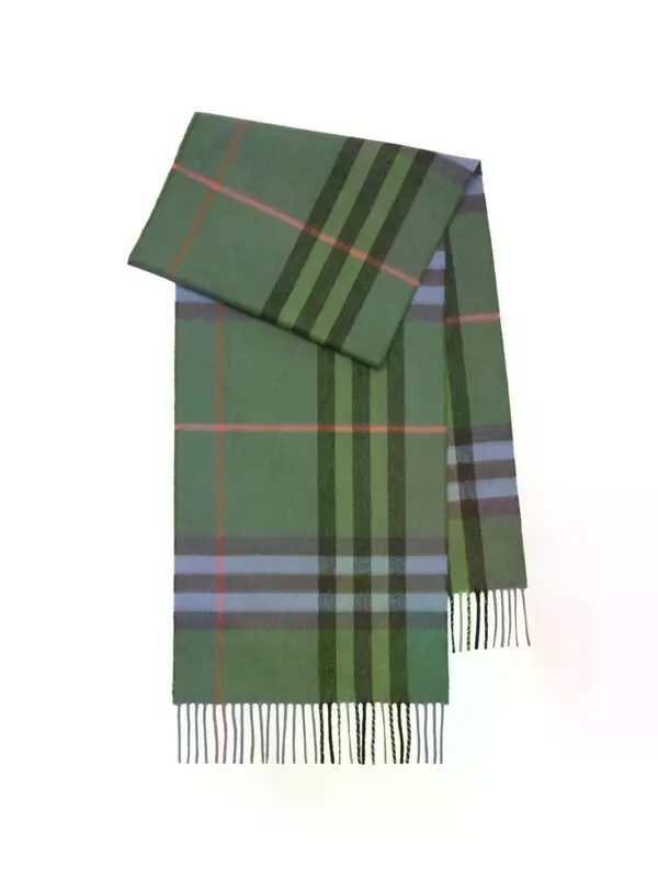 Burberry Check Cashmere Scarf
