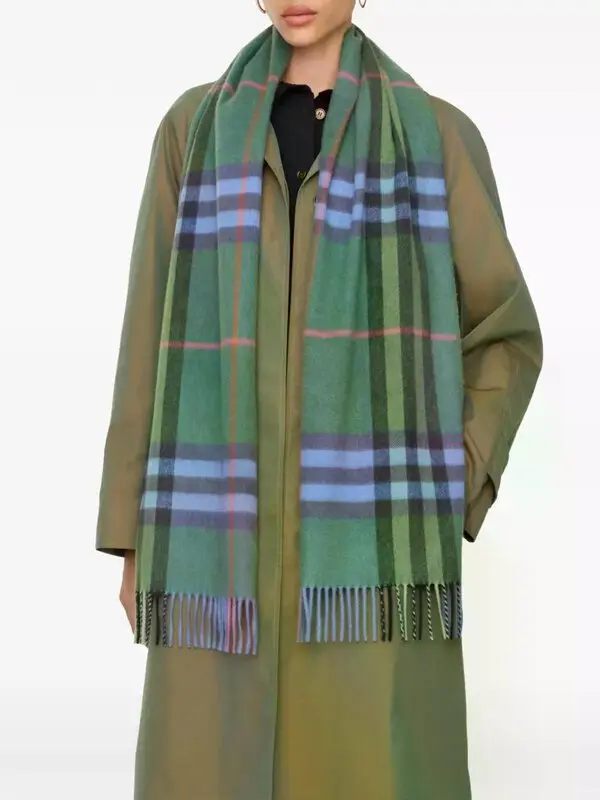Burberry Check Cashmere Scarf