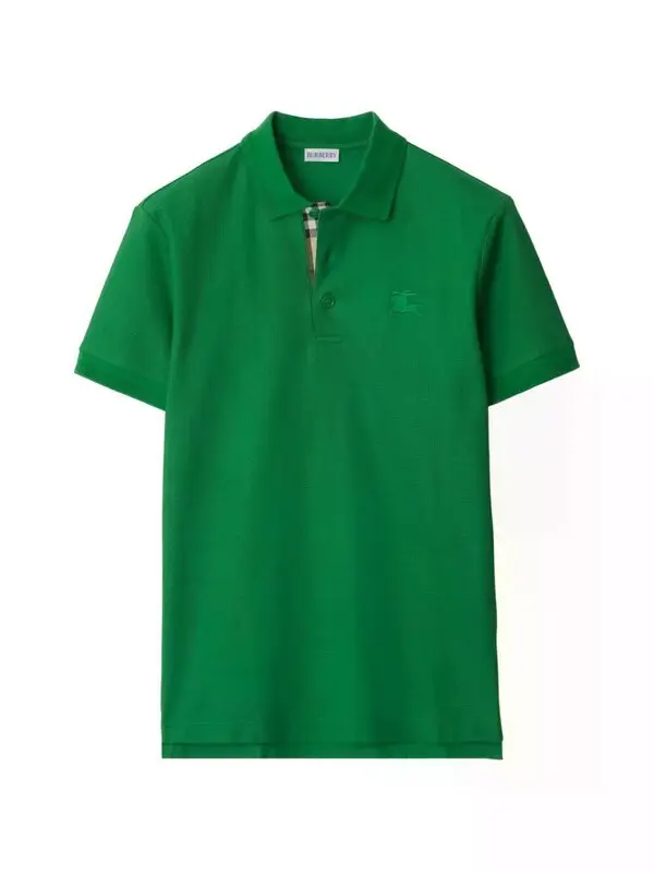 Burberry Cotton Polo Shirt - Green