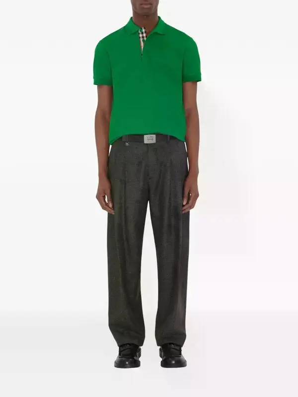 Burberry Cotton Polo Shirt - Green