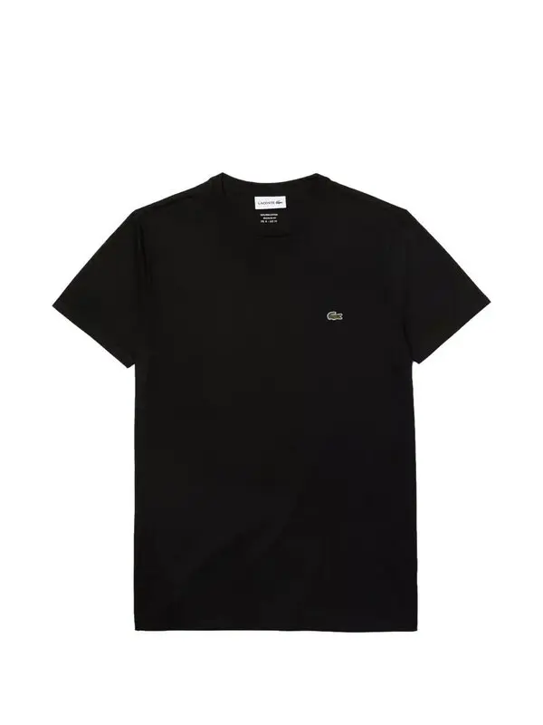 Lacoste Crew-neck Logo T-shirt - Black