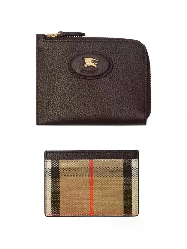 Burberry Bloomsbury Zip Wallet & Cardcase - Brown