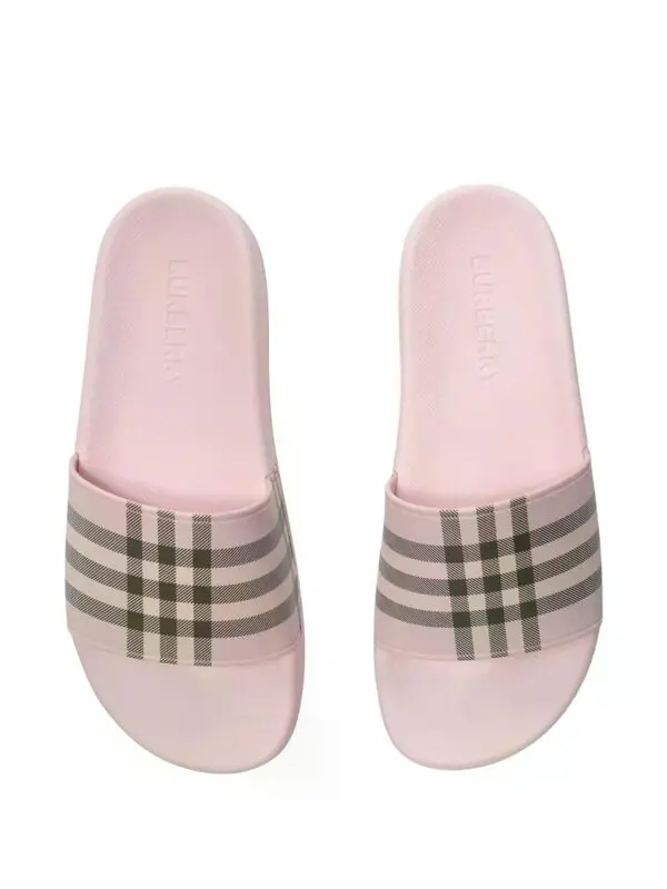 Burberry Check Slides