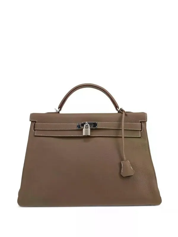 Hermès 2009 Kelly 40 Handbag - Brown