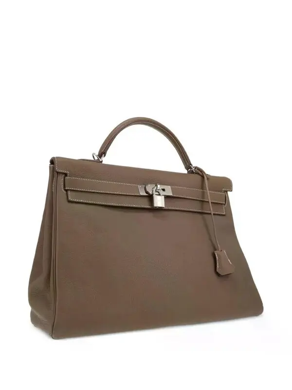 Hermès 2009 Kelly 40 Handbag - Brown