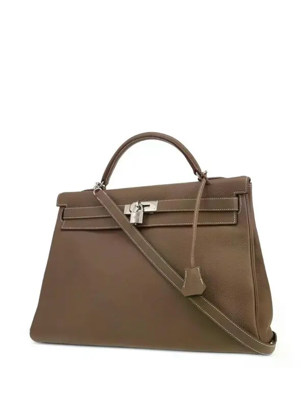 Hermès 2009 Kelly 40 Handbag - Brown