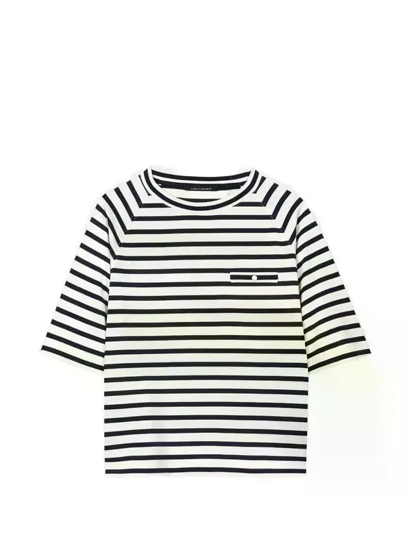 LUISA CERANO Striped T-shirt - White