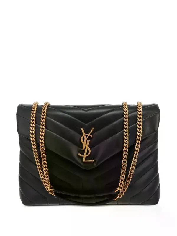 Saint Laurent Medium Loulou Shoulder Bag - Black