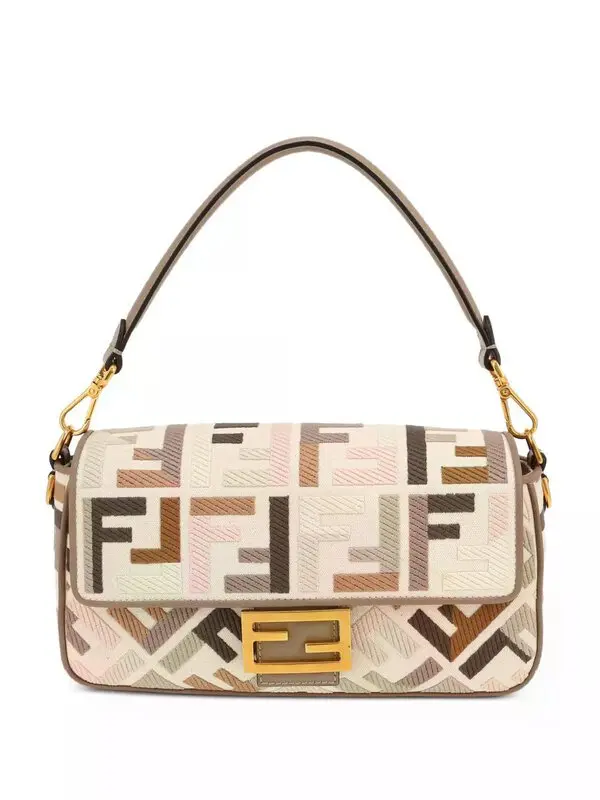 Fendi Baguette Shoulder Bag - Neutrals