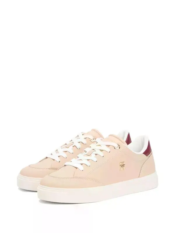 Tommy Hilfiger Logo-plaque Sneakers - Neutrals