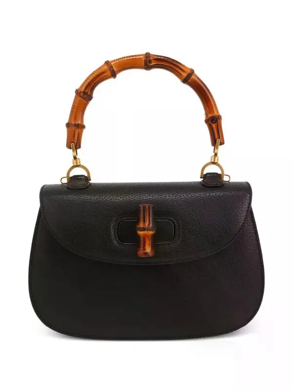 Gucci Bamboo Handbag - Black